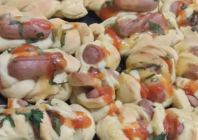 Resep Roti sosis mayo oleh NIA - Cookpad