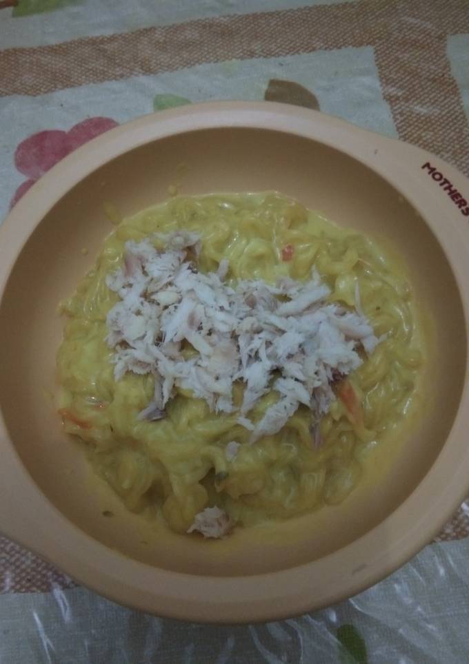 Resep Mie Kare Promina with Ikan Kembung mpasi 1th oleh Mama Hesty ...