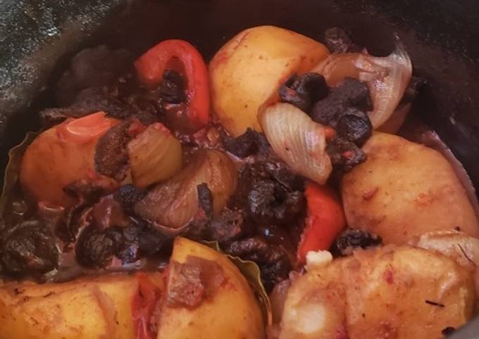 Papas con hongos Receta de ale- Cookpad