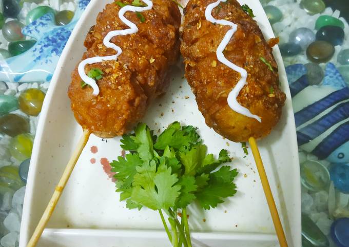 Potato twister Recipe by Annie Sircar - Cookpad