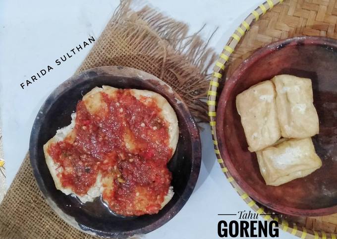 Resep Tahu Goreng Geprek oleh farida Sulthan 🇮🇩 (IG. Malika02782) - Cookpad