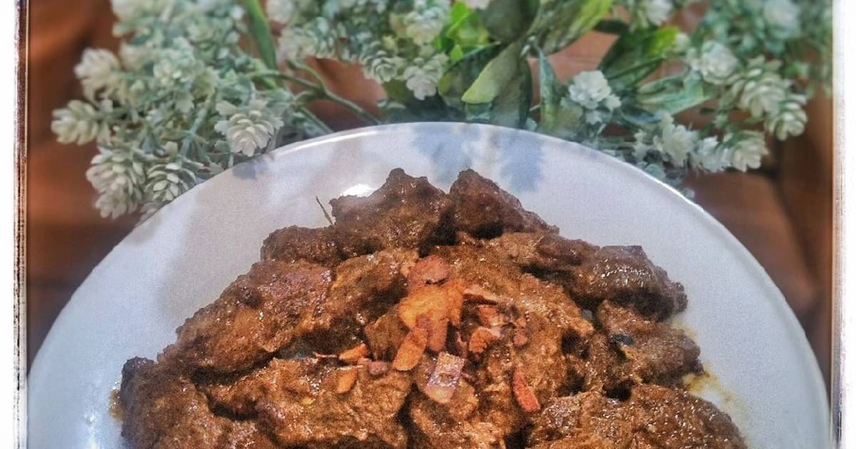 Resep 84. Rendang Daging Bumbu Indofood 🌛 oleh F. Puspita Widya R.🌷 ...