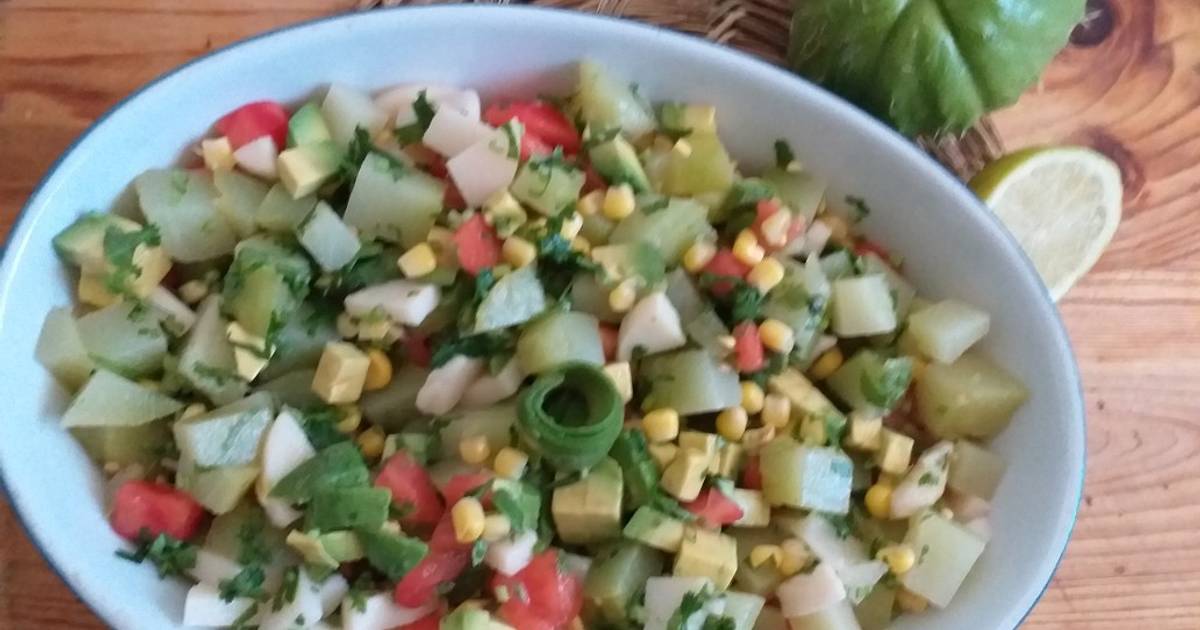 Ensalada de chayote - 44 recetas caseras- Cookpad