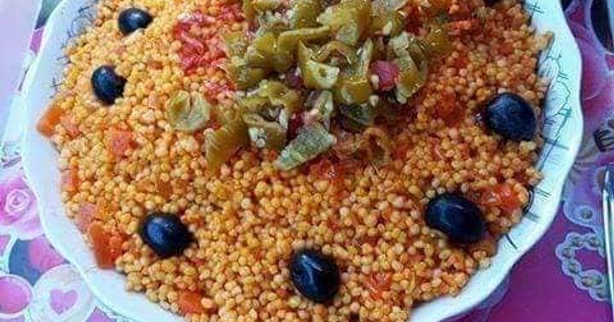 Sefa Soufiya (Algerian Steamed Couscous) Recipe by طباخة زوجي