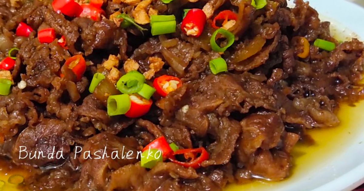 Resep Beef Gyudon // Daging Tumis Ala Jepang oleh Bunda Pashalenko ...
