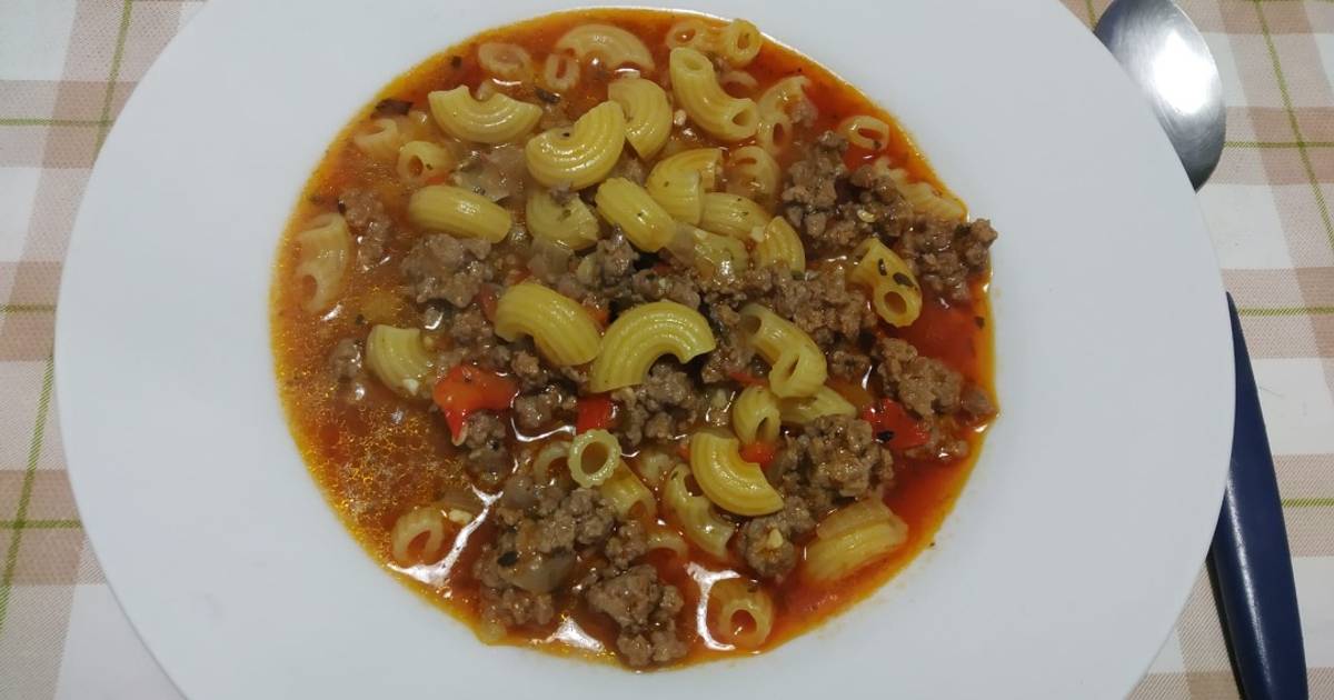 Guiso caldudo de coditos Receta de Fer en la Cocina- Cookpad