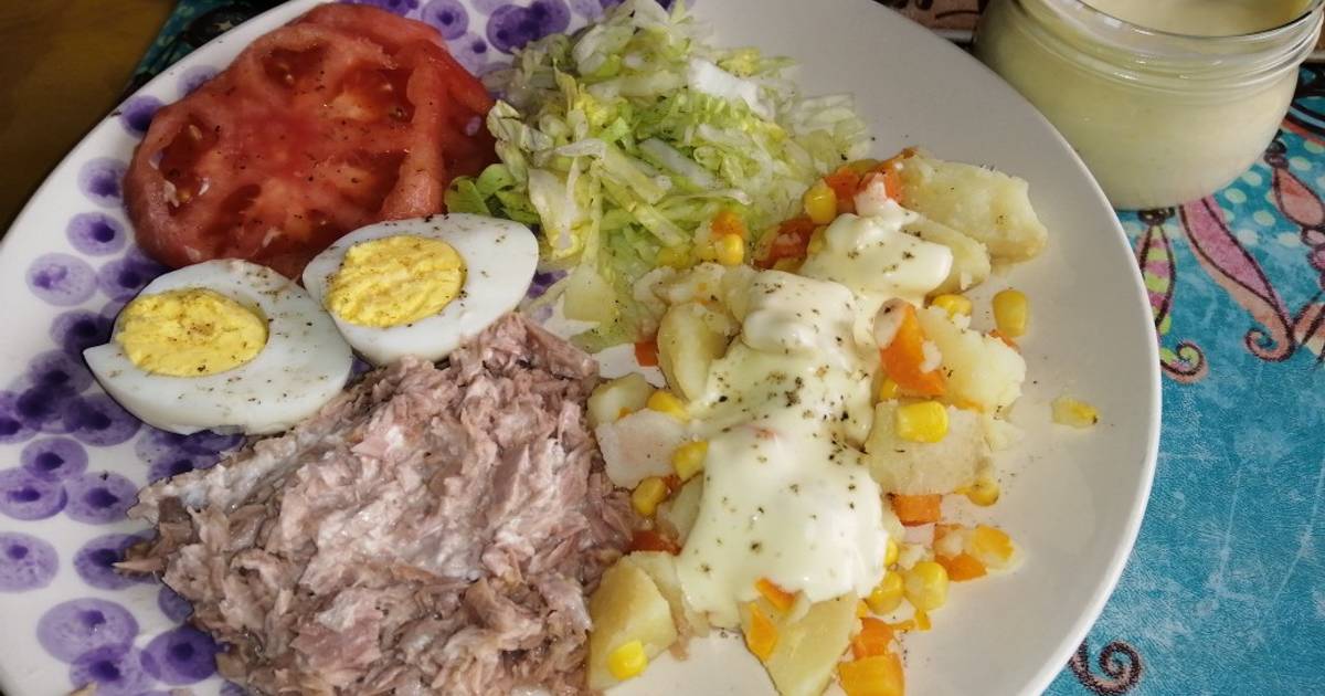 Ensalada de atun con lechuga y mayonesa - 164 recetas caseras- Cookpad