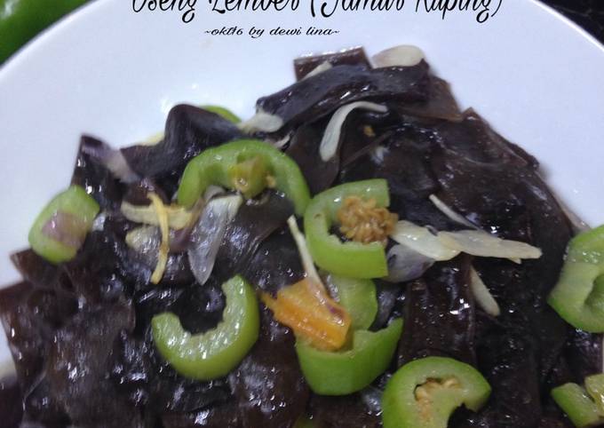 Resep Oseng Lember (Jamur Kuping) oleh Dewi Lina Faidah - Cookpad