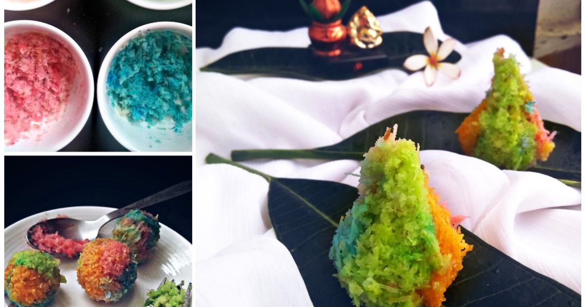 Rainbow Modak / Laddu Recipe by Manisha Tiwari on Instagram ...