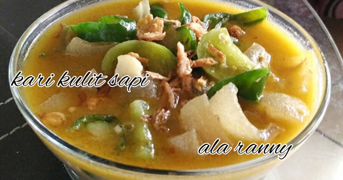 Resep Kari kulit sapi oleh Ranny tanudibrata - Cookpad