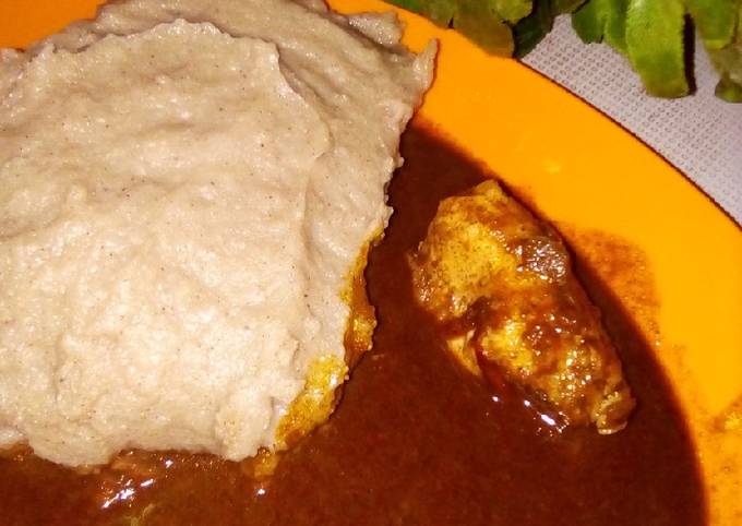 Tuwon Dawa with kuka soup Recipe by mrs Aliyu's kitchen - Cookpad