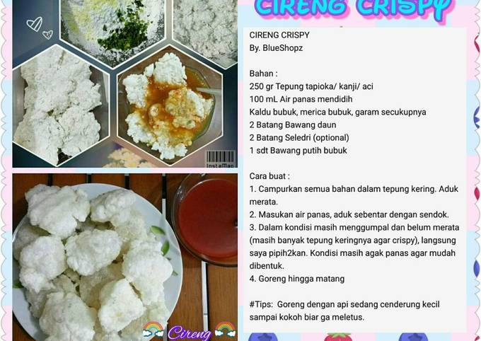 Resep Cireng Crispy oleh BlueShopz - Cookpad