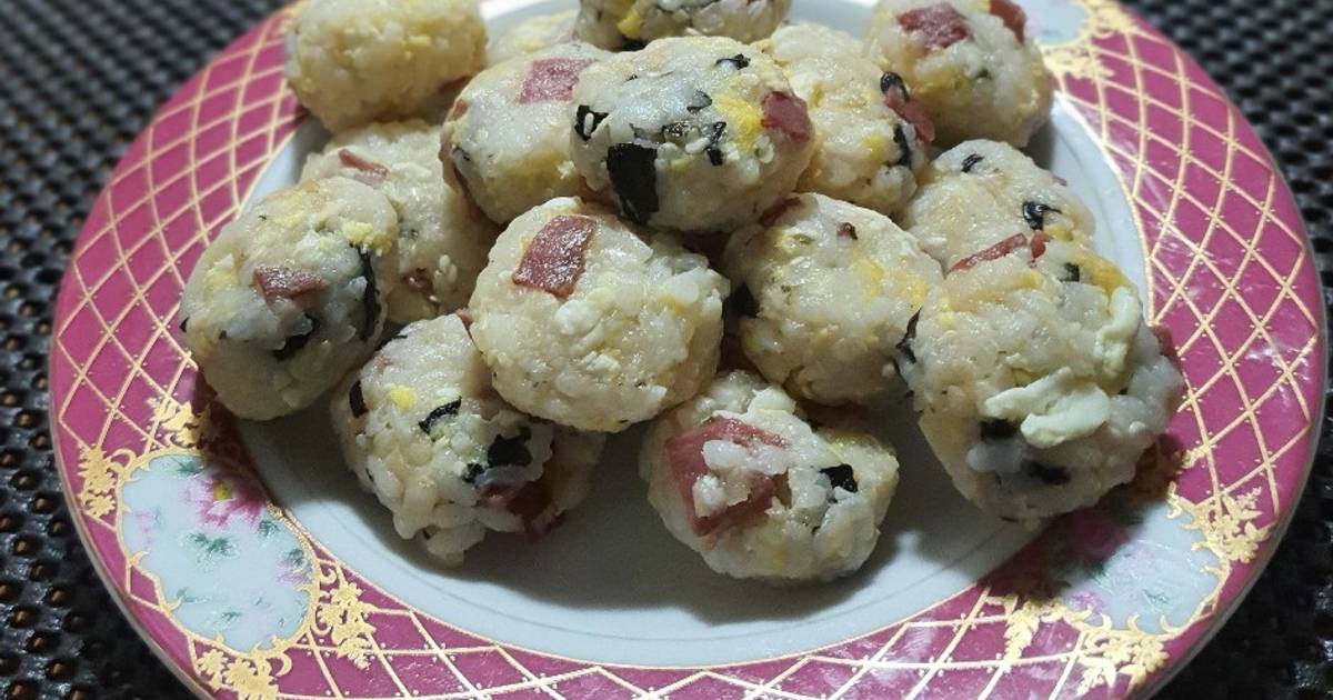58 resep nasi kepal nori tabur enak dan mudah - Cookpad