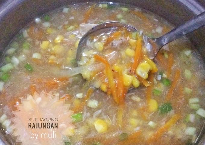 Resep Sup jagung rajungan / sup jagung kepiting oleh muli - Cookpad