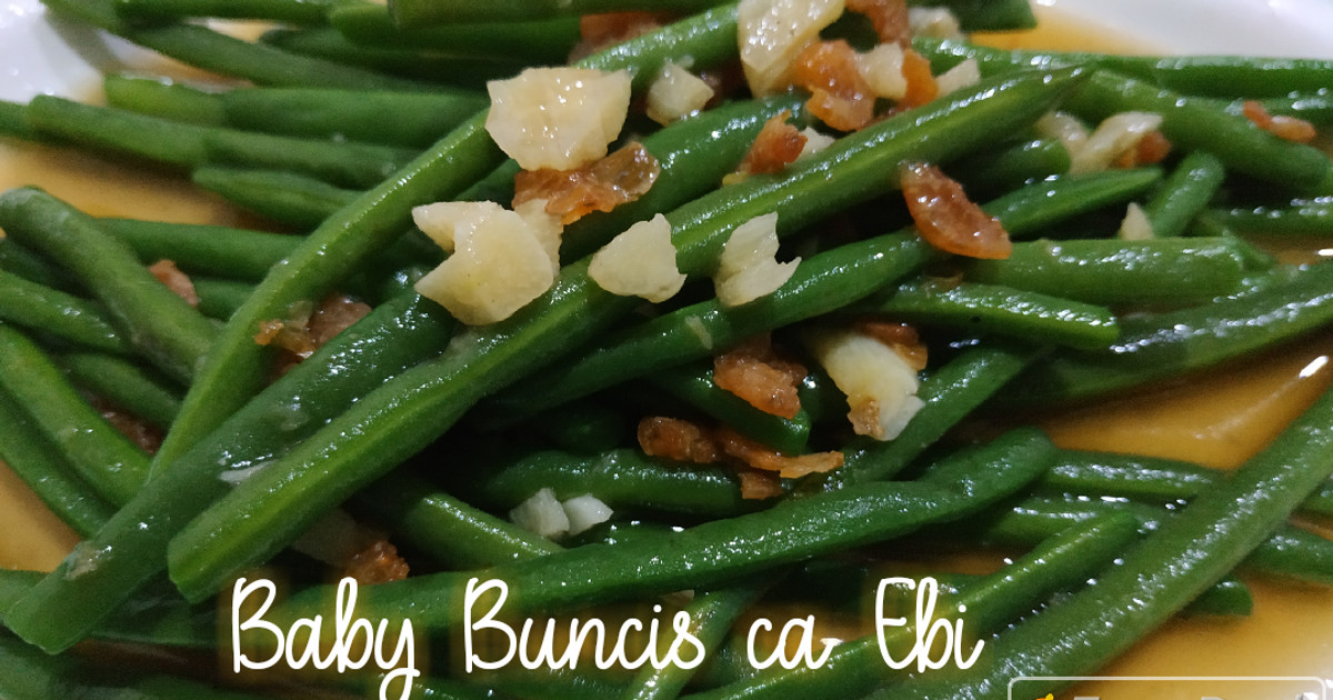 Resep Baby Buncis Ca Ebi oleh Meylinda - Cookpad