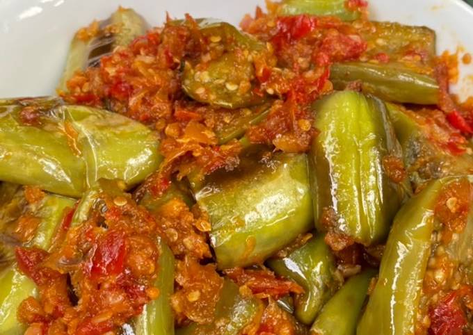 Resep Sambal Terong Ijo oleh Afifah zahra - Cookpad