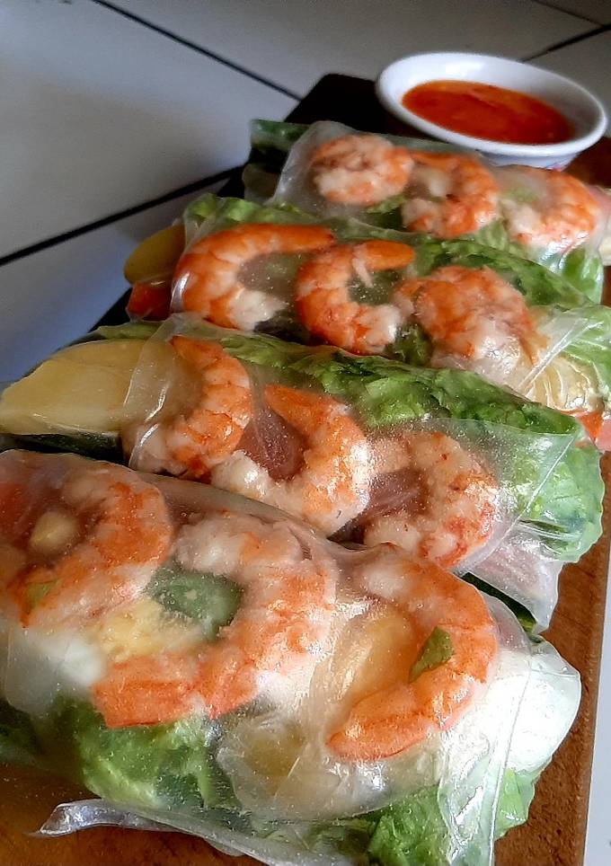 Resep Vietnam Spring Roll Saos Sambal Bangkok oleh Dian Darmawi - Cookpad