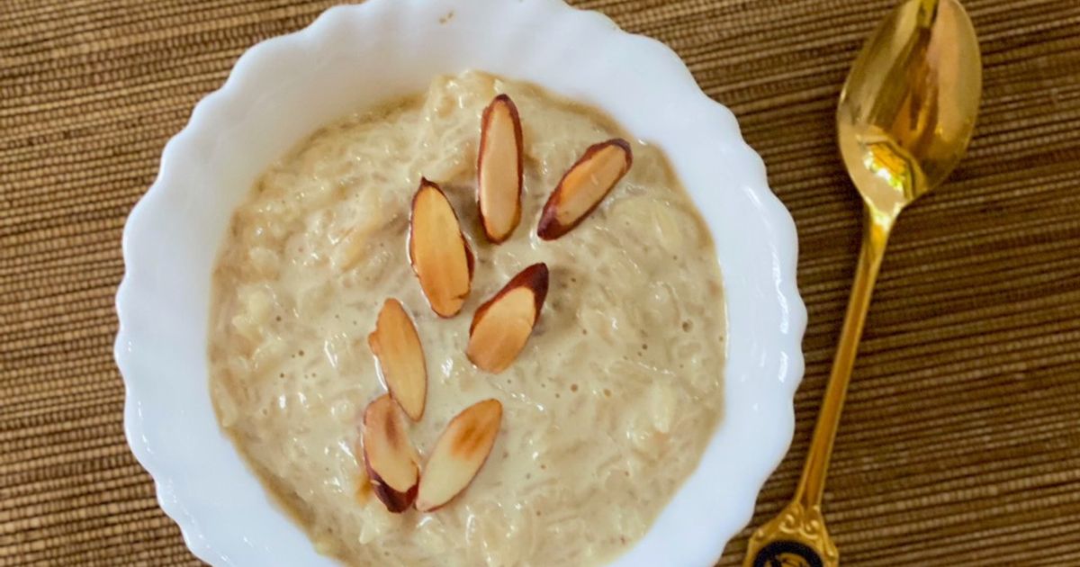 Almond Milk Kheer Recipe by Madhumita Bishnu - Cookpad
