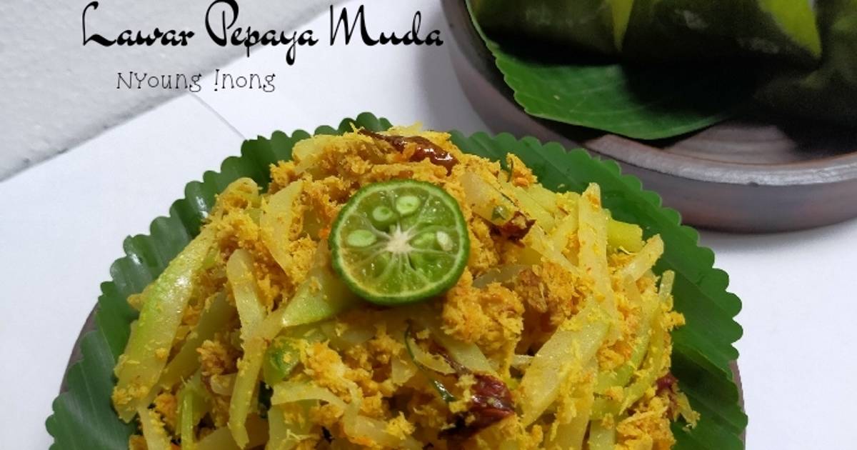11 resep lawar gedang enak dan mudah - Cookpad
