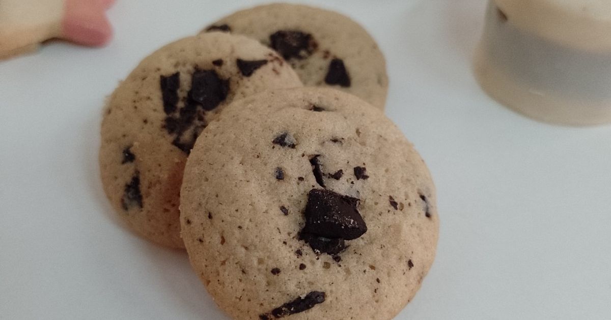 Mini Cookies Con Chips De Choco Receta de Chechu Garona- Cookpad