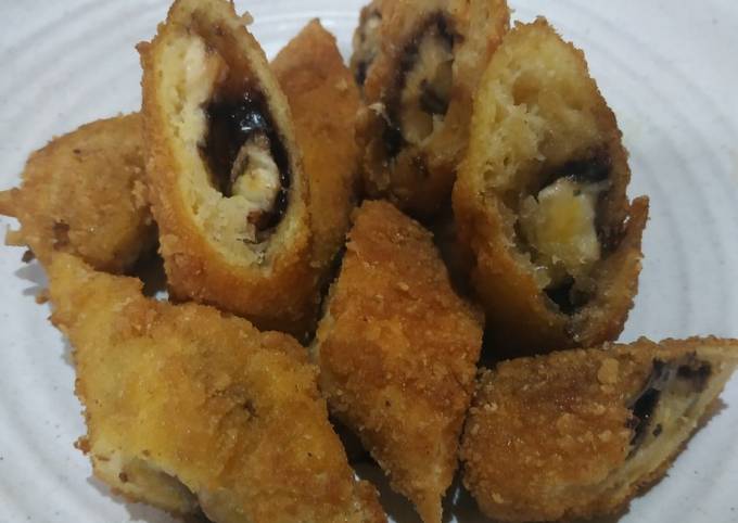 Resep Roti Gulung Goreng oleh merita daniati - Cookpad