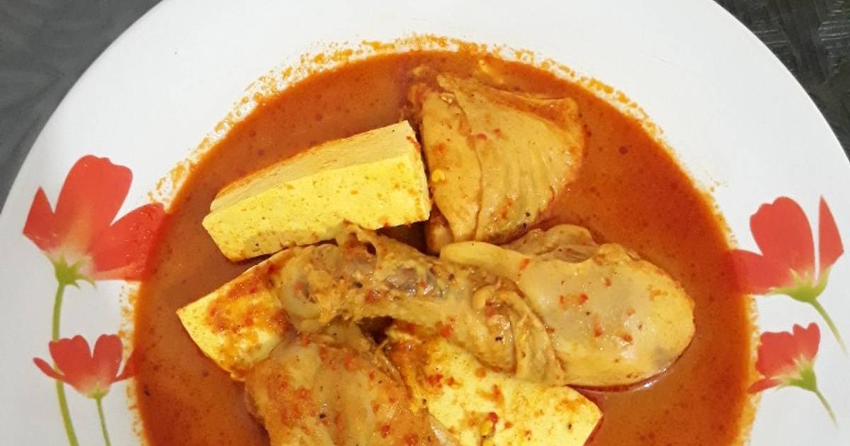 Resep Kari Ayam tahu / tofu chicken curry oleh Anysyah92 - Cookpad