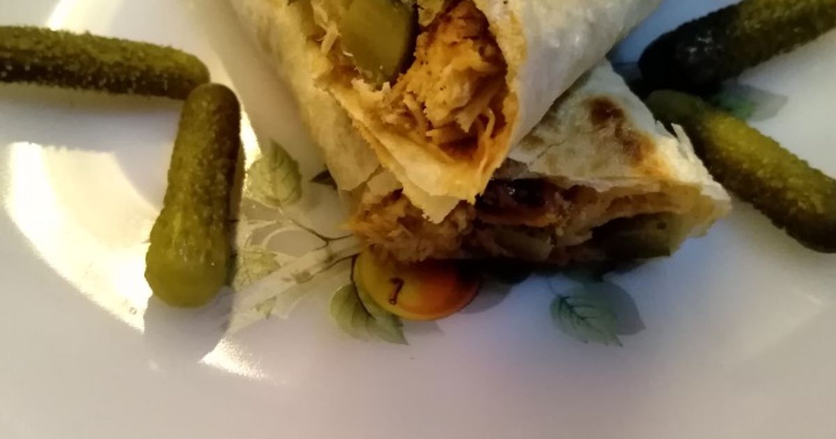 Chicken Shawarma Wraps With Syrian Bread Recipe By 💛Yasmeen Farahat.. Soo 💛