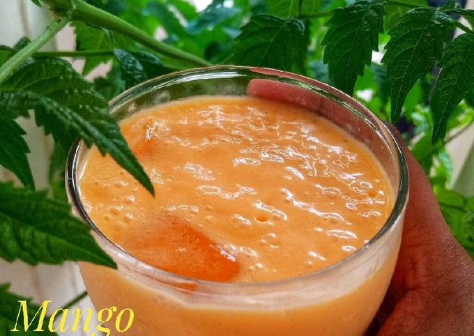 Mango Shake Recipe by Sana Owais - Cookpad