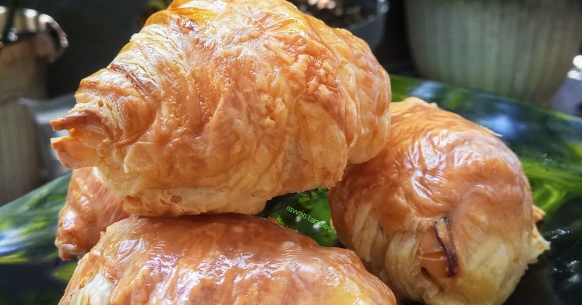 Resep cheese croissant rumahan enak dan mudah - Cookpad