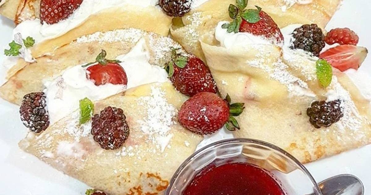Crepes dulces - 58 recetas caseras- Cookpad