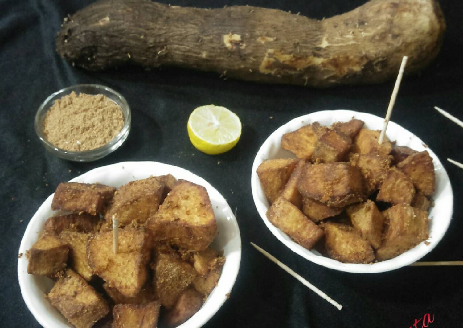 Garadu chat Recipe by Mamta L. Lalwani - Cookpad