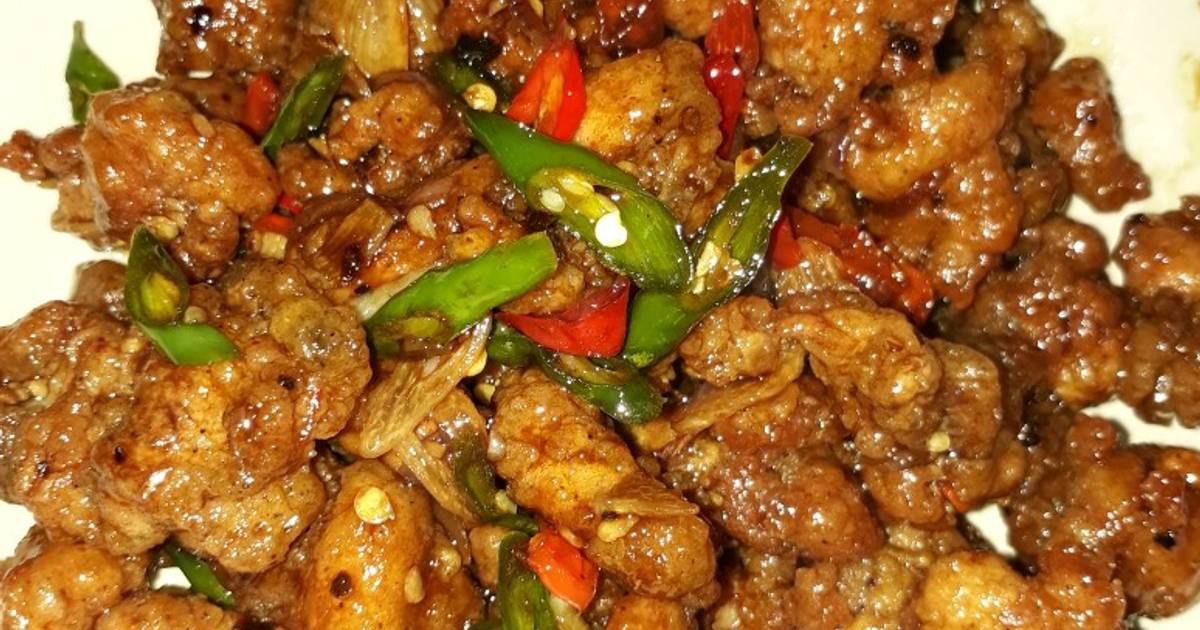 Resep Ayam Saus Lada Hitam oleh Arum SA - Cookpad