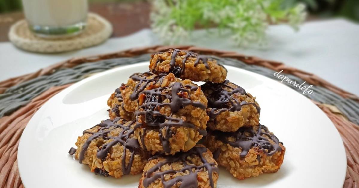Resep Soft cookies Banana Oat oleh Nugraheni Utami Dewi - Cookpad