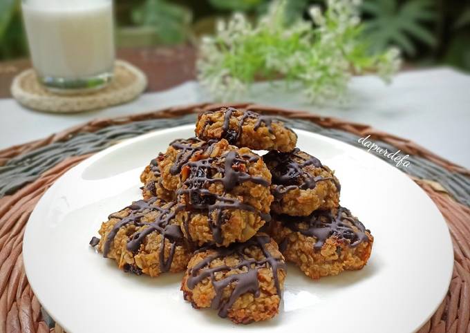 Resep Soft cookies Banana Oat oleh Nugraheni Utami Dewi - Cookpad