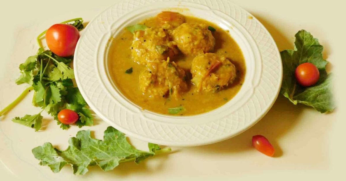 Turnip Paruppu Urundai Kuzhambu (Turnip Dal Dumplings Masala Curry ...