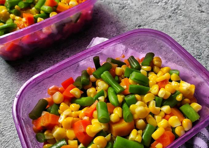 Resep Sayur Beku Homemade oleh Nur Sabatiana - Cookpad