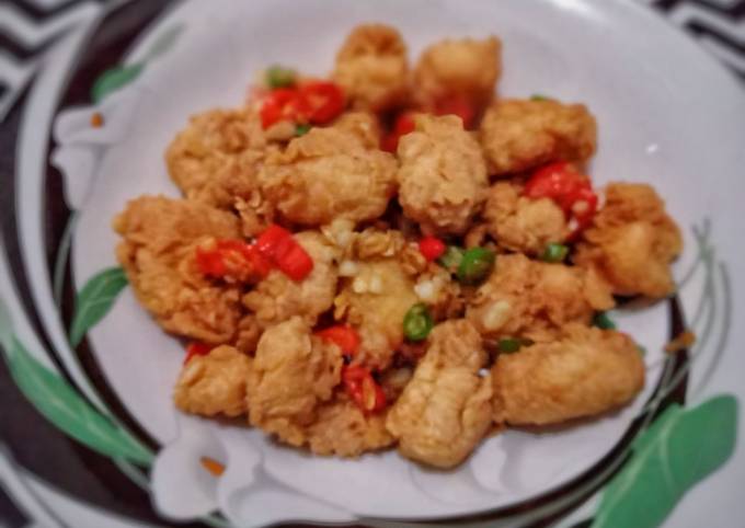 Resep 055. Ayam Krispy Cabe Garam oleh Mama Gavin - Cookpad