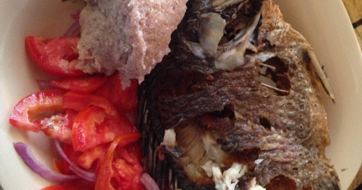 Fried fish with kachumbari and ugali recipes: easy & tasty ideas for ...