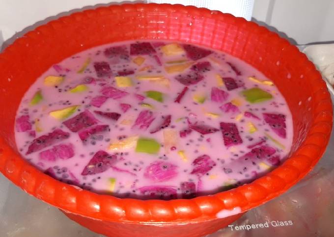 Resep Es buah susu kental manis rasa coco pandan oleh Dea - Cookpad