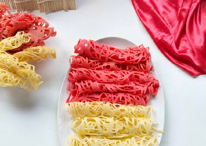 Resep Kue Jala Merah Putih oleh Elys Diana - Cookpad