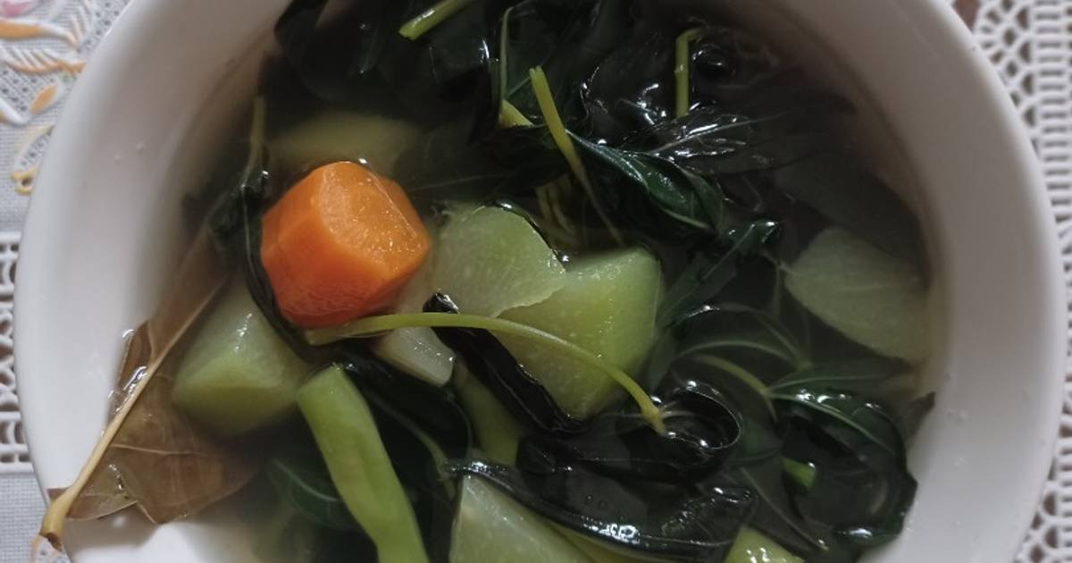 Resep Sayur Bening Daun Ubi Jalar oleh Siti Atuti - Cookpad