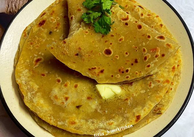 Masala Oats Paratha Recipe by ayndrila dutta - Cookpad