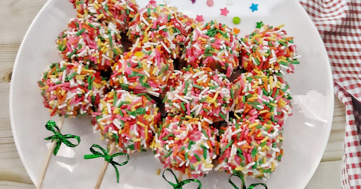 Resep Donat Sate Topping Meses Warna Warni oleh Dapur NEA - Cookpad