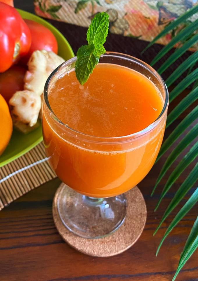 Resep Immune Booster Cold Pressed Juice oleh masyita palupi - Cookpad