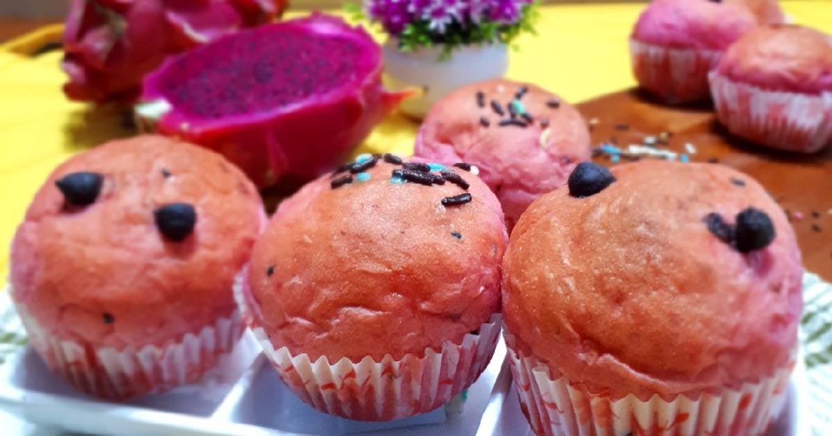 Resep Roti Manis Buah Naga Oleh Bunda Atsaby Cookpad