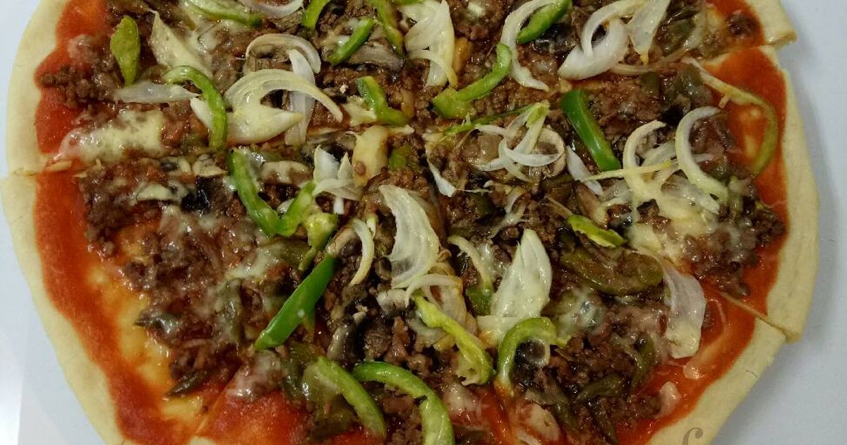 Resep Easy & Simple Home Made Beef Pizza Pizza Daging Mudah & Simpel ...
