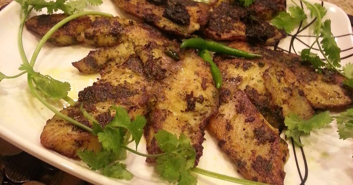 Cilantro (Coriander) Fish Fry Recipe by Jaya Ajith - Cookpad