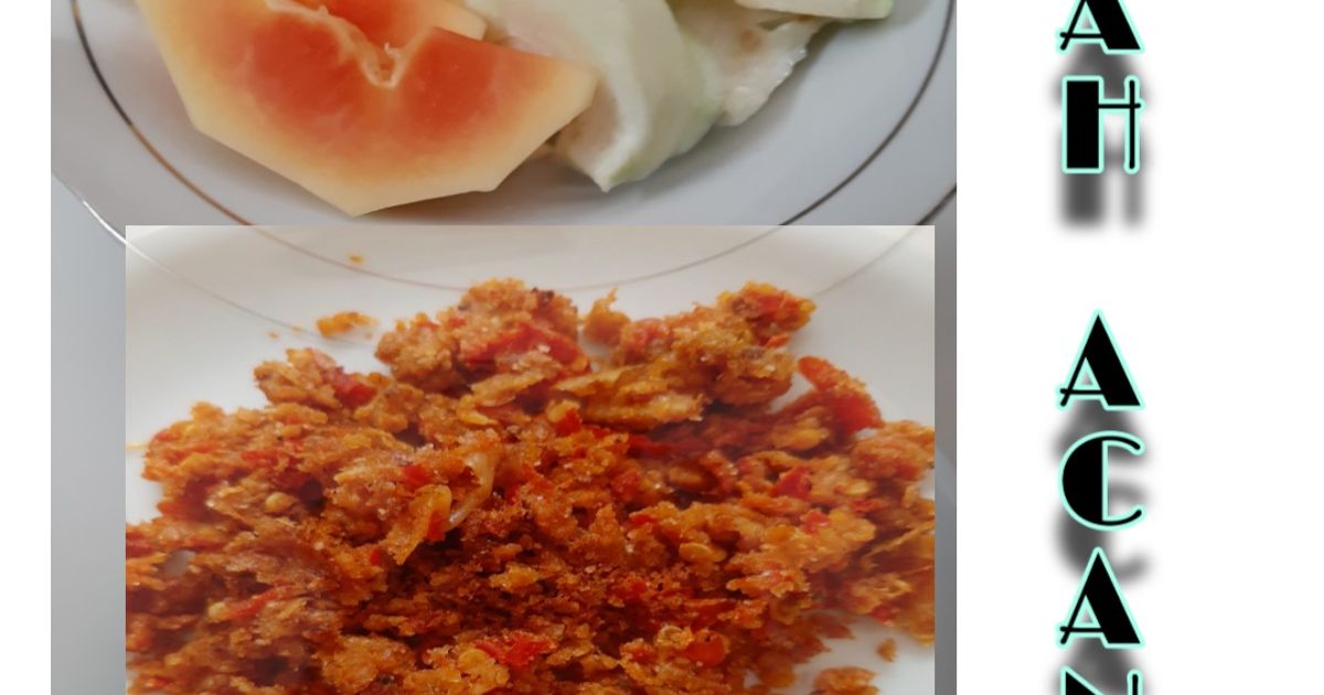 Resep Uyah Acan (Sambal Rujak Khas Banjar) oleh NayNay - Cookpad