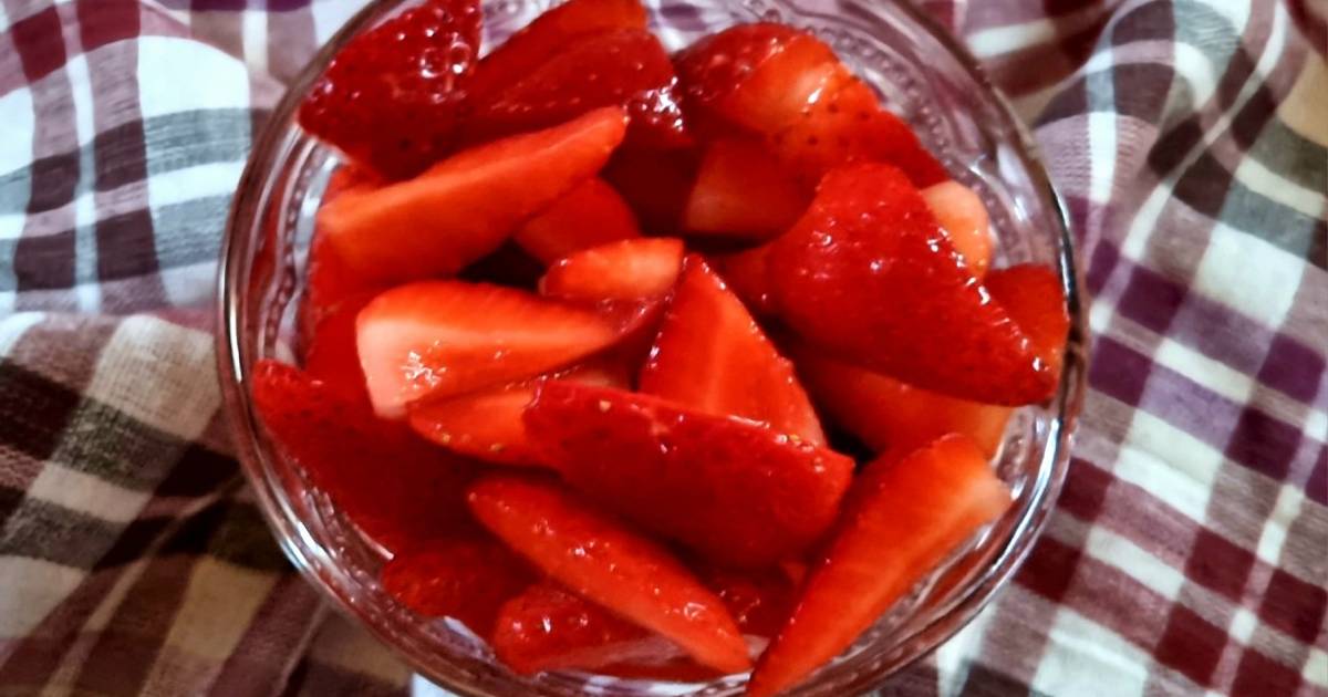 Ricetta Fragole al limone di rosso rubinian - Cookpad