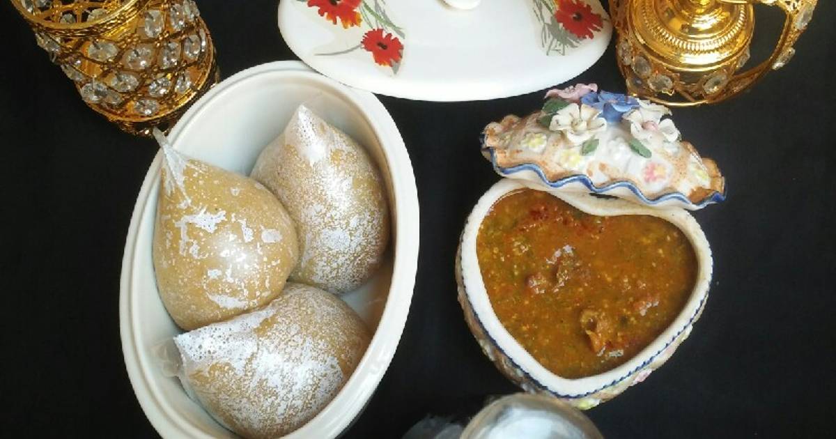 Tuwon dawa da miyar Guro girki daga Walies Kitchen N Small Chops - Cookpad